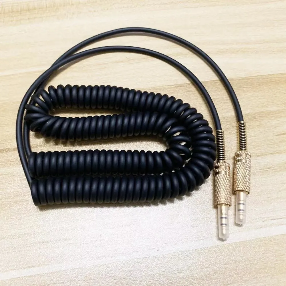 Universal 3.5mm Replacement Audio AUX Cable Coiled Cord for Marshall ...
