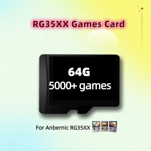 Anbernic 35XX Game Card Plug&Play PS1 GBA GBC GB GG SFC SMS TF 512G ...