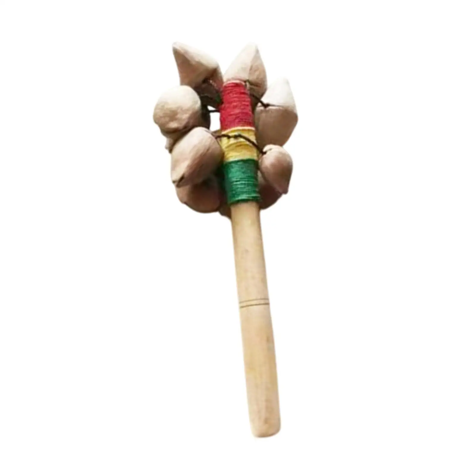 Handheld Nut Shell Shaker Musical Instrument Easy to Learn Compact ...
