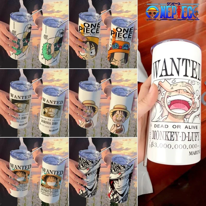 Satu-monyet-panas-D-Luffy-Roronoa-Zoro-botol-air-cangkir-kopi-dengan-sedotan-420ml-Baja-tahan.jpg