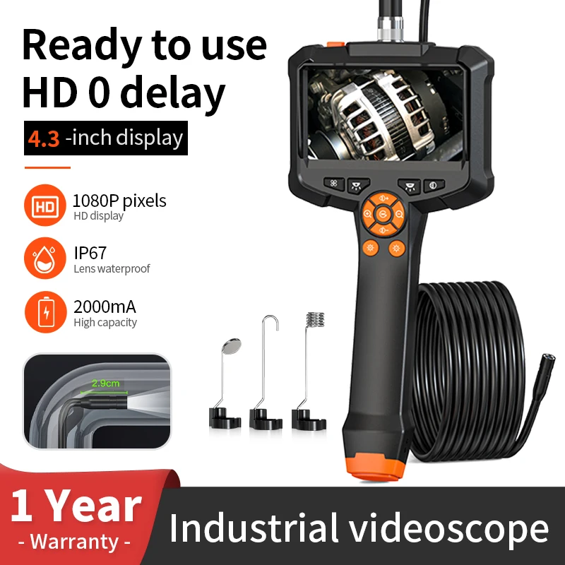 HD-Industrial-Endoscope-Camera-4-3inch-IPS-Screen-IP67-Waterproof-200W ...