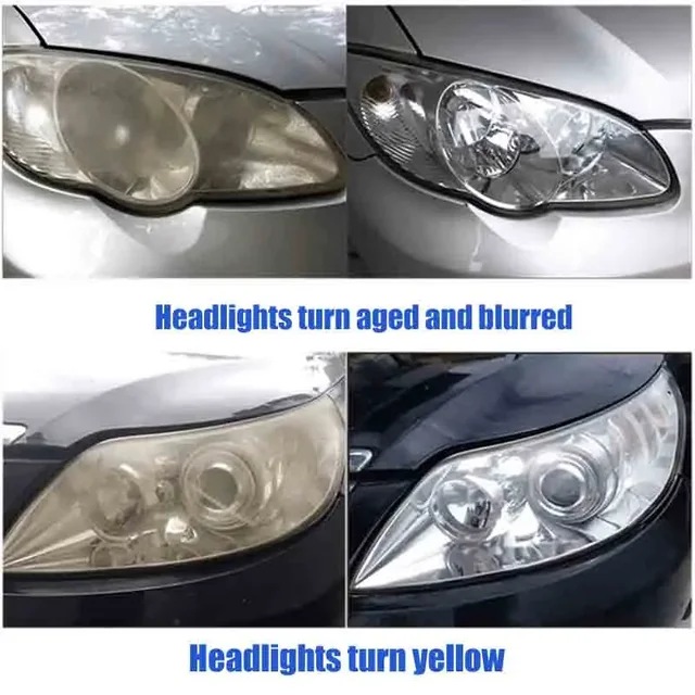 Car Headlight Restoration Headlamp Polishing Coating Repair Kit Light ...