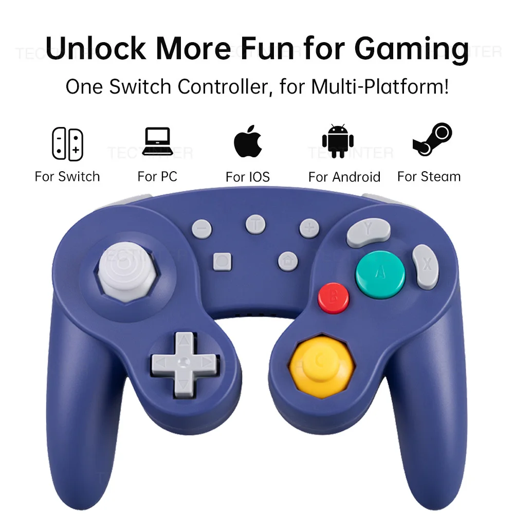 GC-Wireless-Controller-para-Nintendo-Switch-Suporte-Gamecube-Bluetooth ...