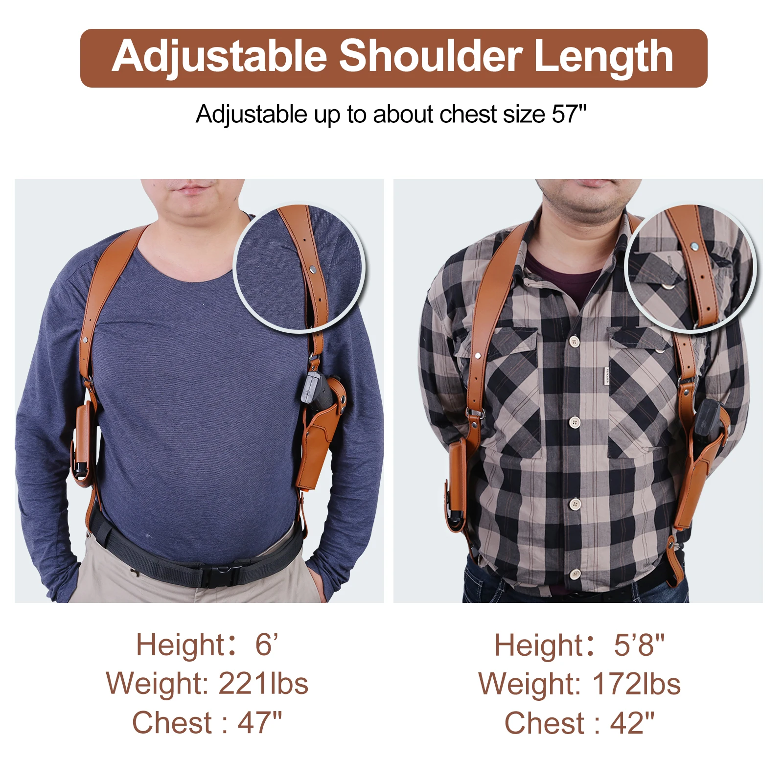 Leather Chest Gun Holster