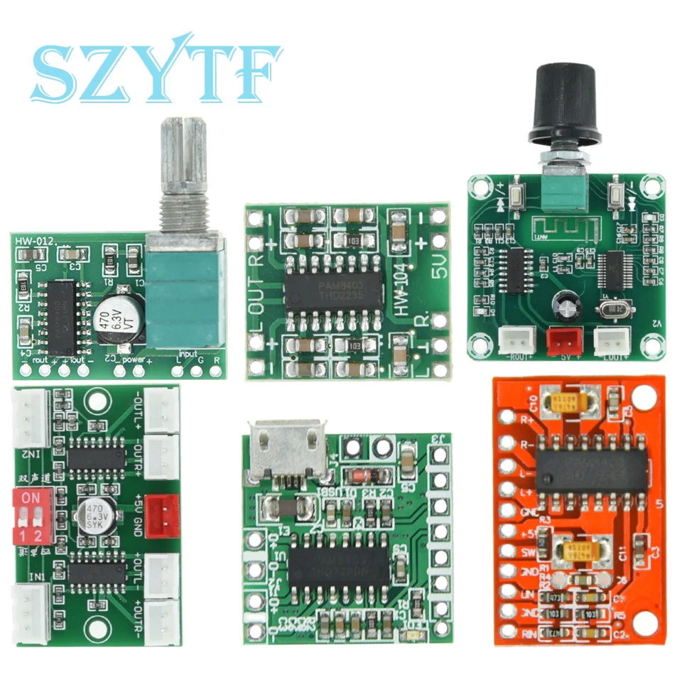 Mini Bluetooth-compatible Power Audio Amplifier Board USB Small Power ...