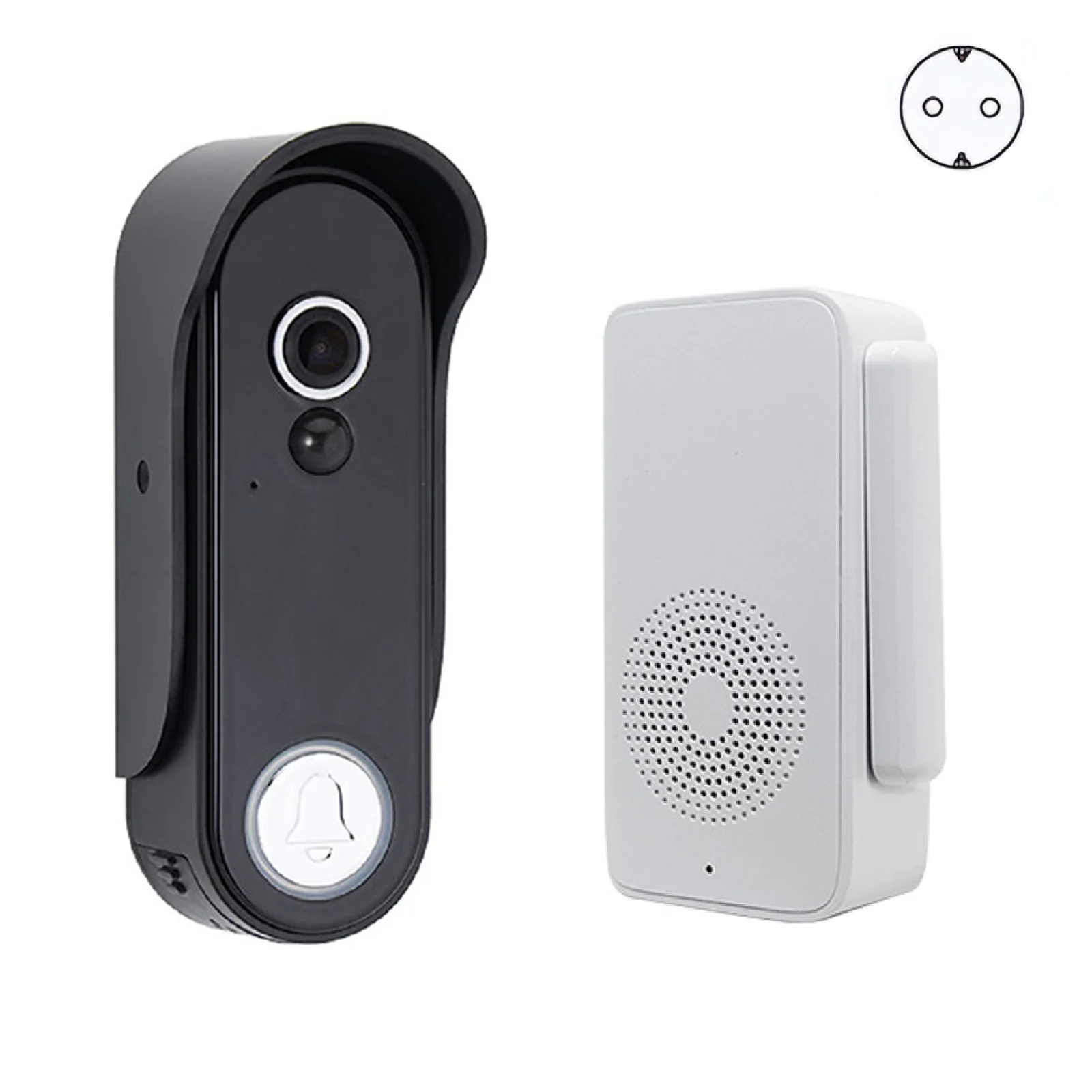 Visiophone-sans-fil-HD-avec-cam-ra-sonnette-intelligente-avec-batterie ...