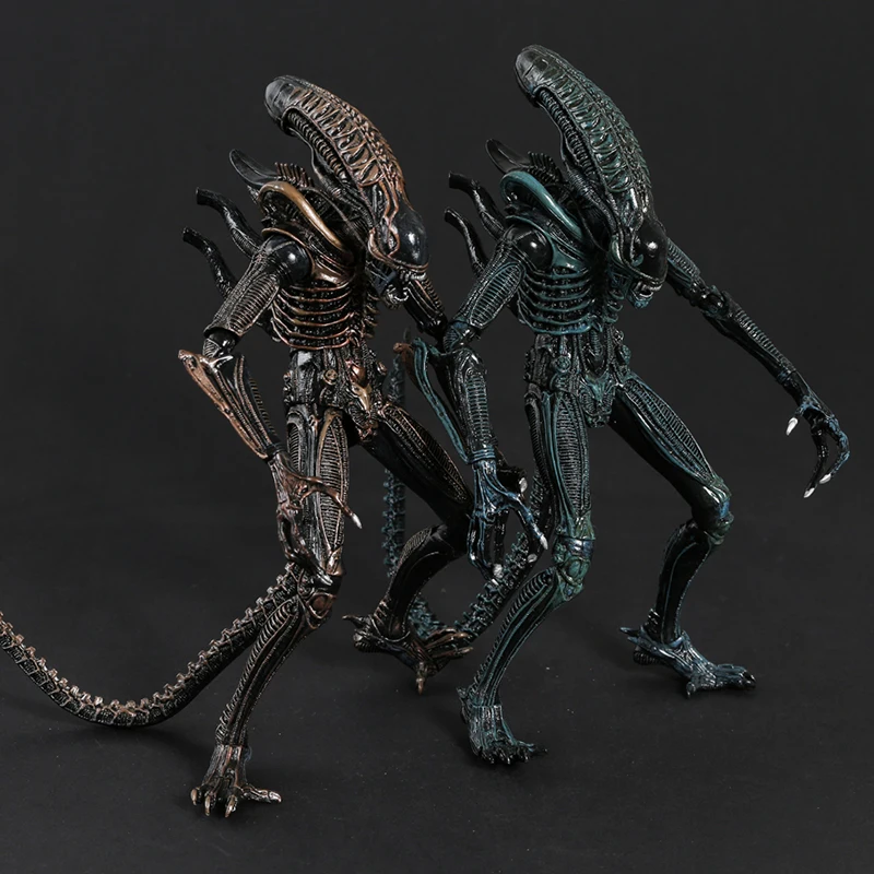 Neca Aliens Ultimate Edition Brown / Blue Warrior Alien Collection ...