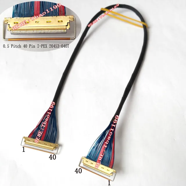 4 Lanes/0.5cm Pitch eDP Screen Cables 40 Pins LCD EDP Converter Cable ...