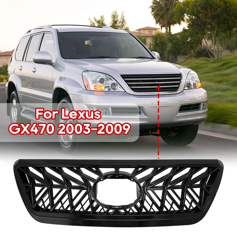 Car-Front-Bumper-Grill-Mask-For-Lexus-GX470-2003-2009-Radiator-Grille ...