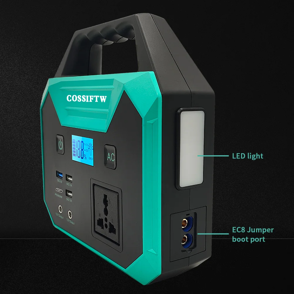 Car Jump Starter 110V/220V Lithium Battery Power Station 35000mAh Battery Booster High Capacity ...