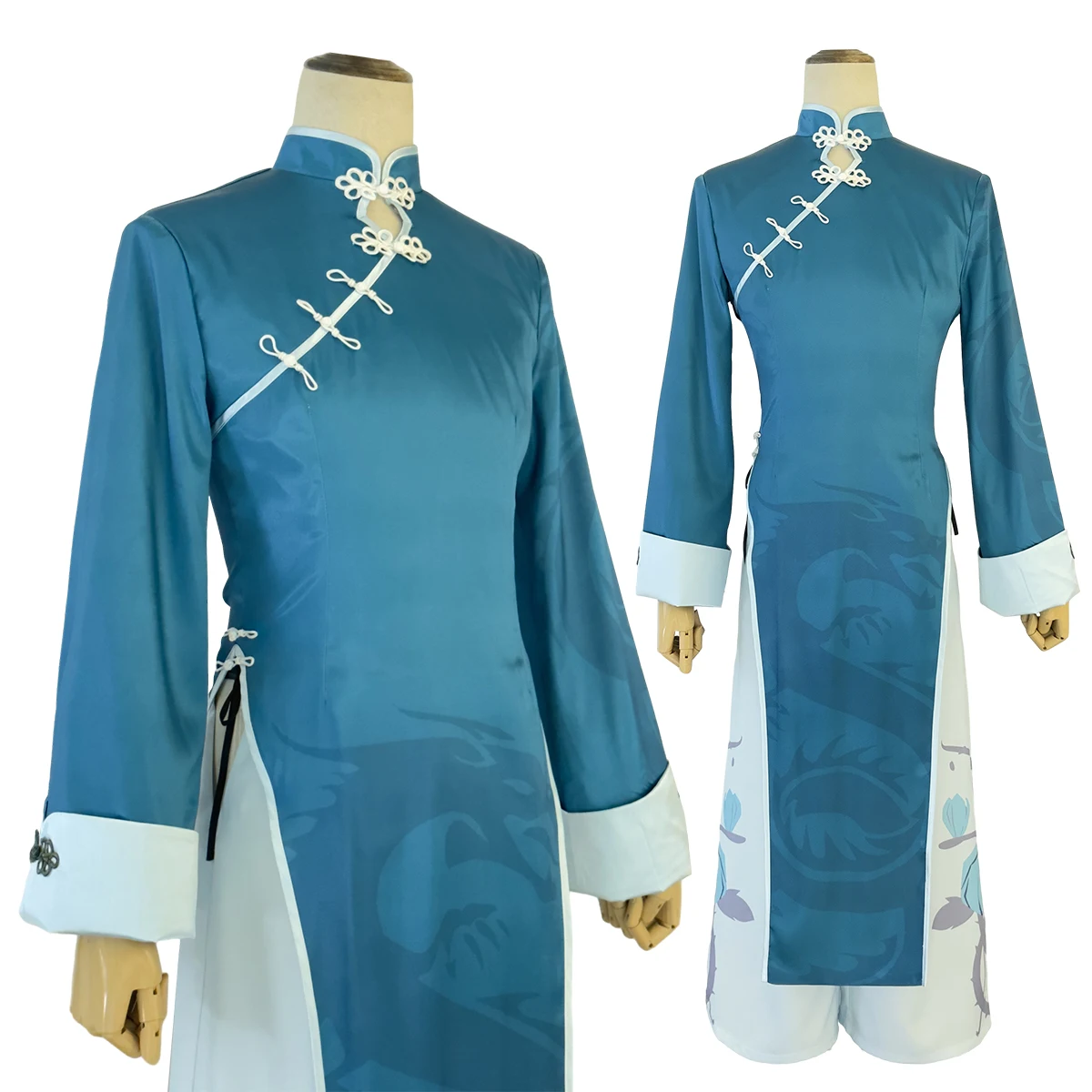 HOLOUN-Blue-Lock-Anime-Kaiser-Cosplay-Green-China-Costume-Kung-Fu-Tang ...