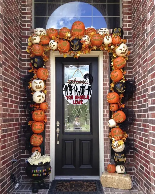 3D Horror Welcome Sign for Front Door Halloween Horror Classic Movie ...