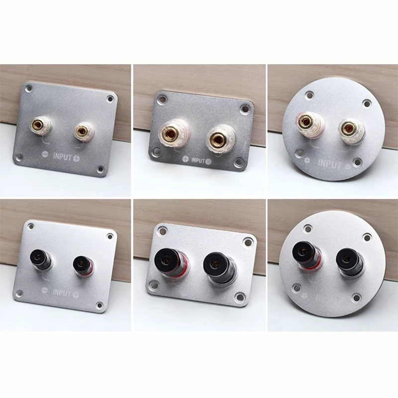 Generic Hifi Audio Diy Parts 2 Bit Square Aluminum Blank Terminal ...
