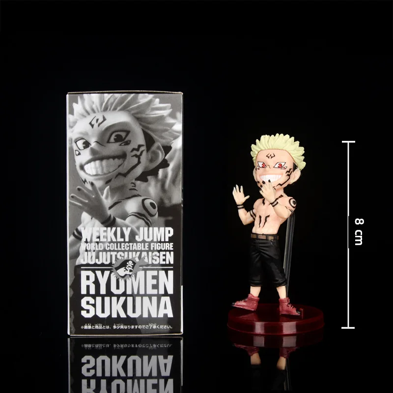 9cm 2pcs Jujutsu Kaisen Fushiguro Megumi Satoru Gojo Itadori Yuji Ryom ...