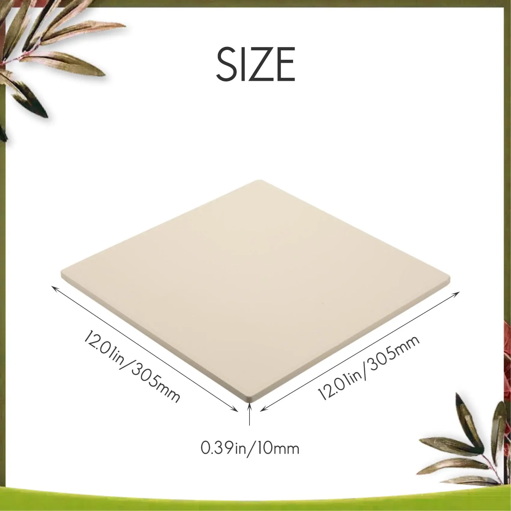 Reliable-Pizza Stone For Cooking Baking Grilling Extra Thick Pizza ...