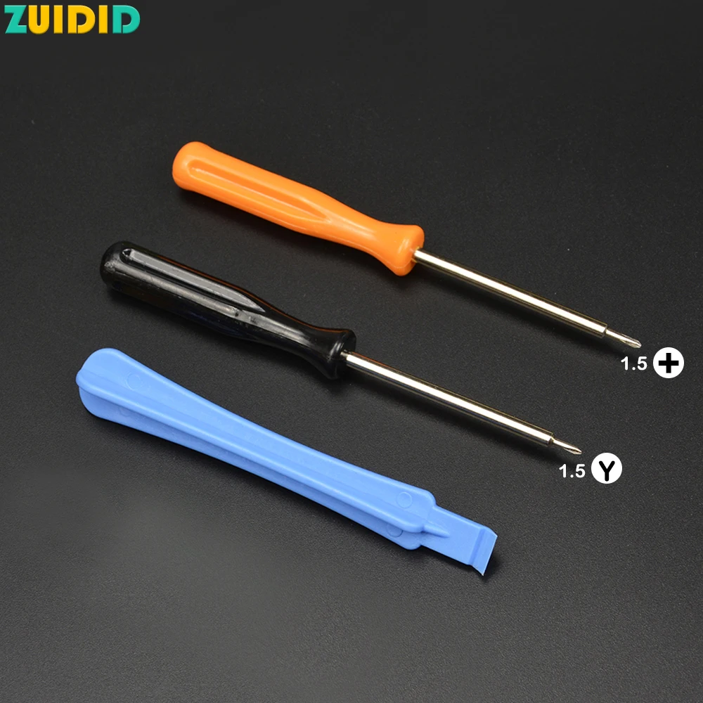 스위치 콘솔용 ZUIDID NS Joy Con + Y 스크루드라이버 도구 키트, 스위치 컨트롤러용 조이스틱용 티어 다운 수리 ...