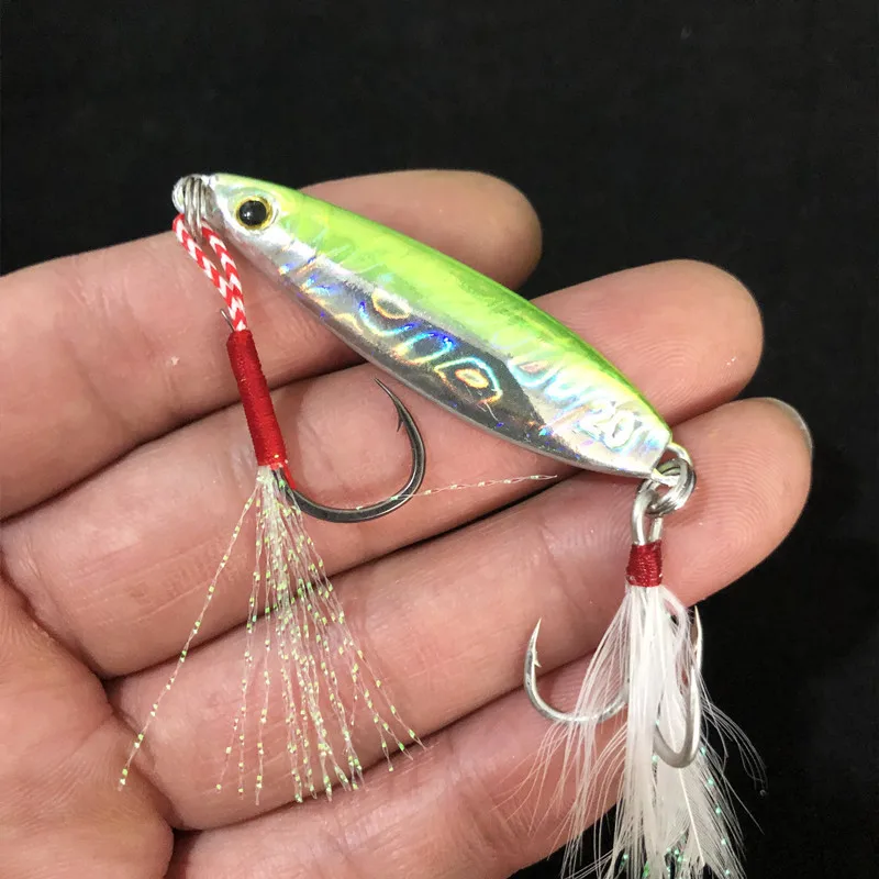 Shore Cast Jig Fishing Lure Bait Slow Shaking Jigs Artificial Jigbait ...
