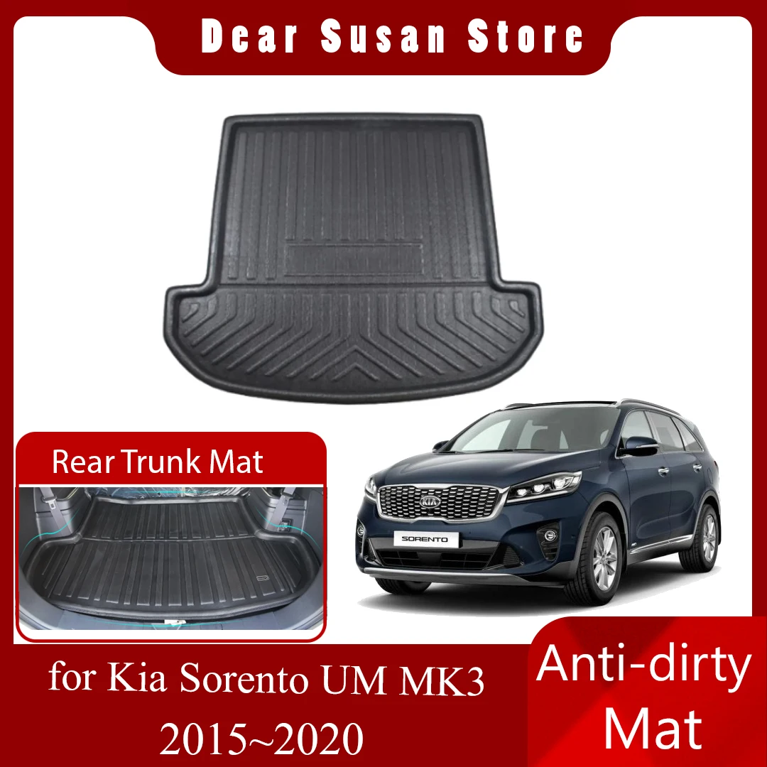 Car Special Rear Trunk Mat for Kia Sorento UM MK3 KX4 2015~2020 2021 ...