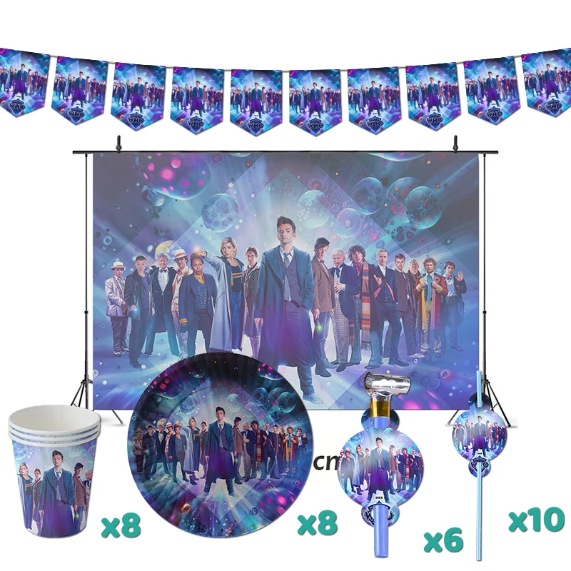 Doctor-Who-Birthday-Party-Decorations-TV-Show-Theme-Supplys-Banner-Cups ...