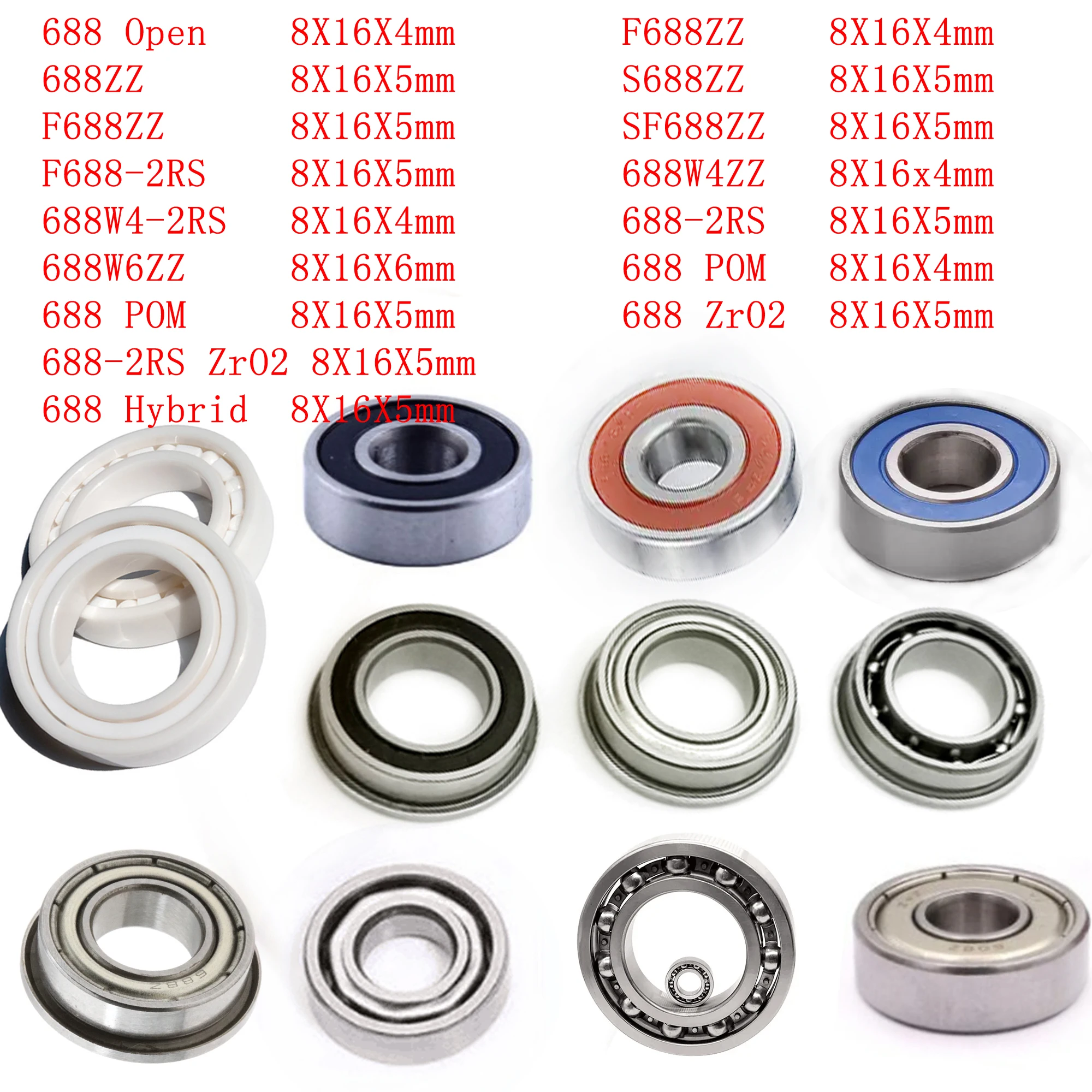 1PCS-ID-8MM-Stainless-Steel-Fishing-Reel-Flanged-Rubber-Seals-Ball ...