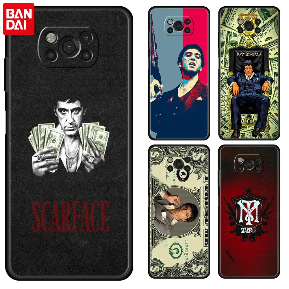 Scarface Godfather Tony Montana Fundas For XiaoMi Poco X3 X4 NFC M3 F1 ...