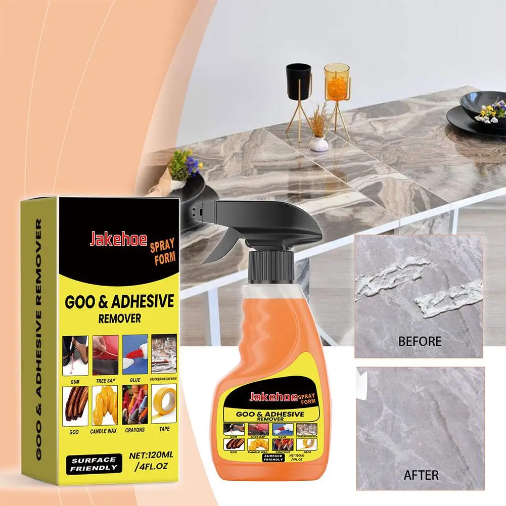 120ml Sticker Remover Spray Adhesive Remover For Car Tape Removal Spray ...