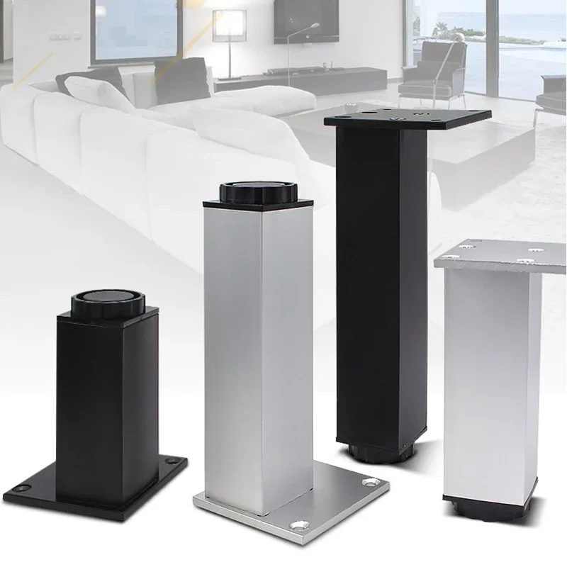 Aluminum-Alloy-Cabinet-Foot-Height-Adjustable-Furniture-Support-Legs ...