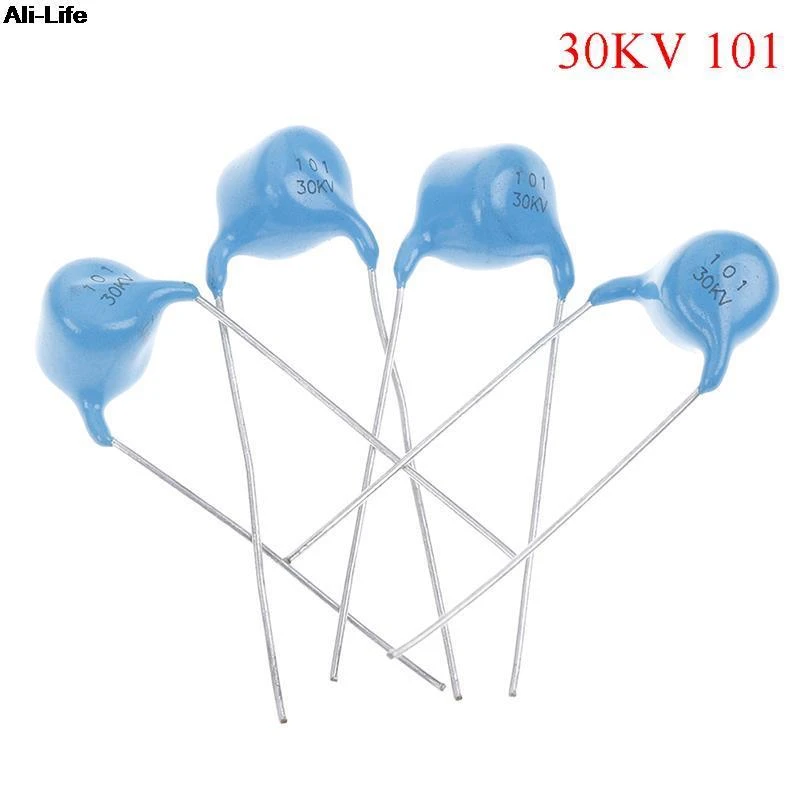 Practical New 10pcs High Voltage Ceramic Capacitor 30kv 101k 30kv 100p ...
