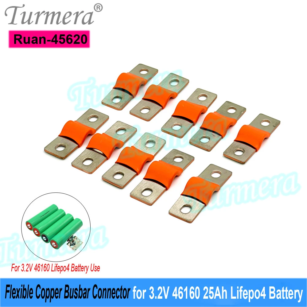 Turmera 12V 24V 48V Lifepo4 Battery Flexible Busbar Copper Connecter ...