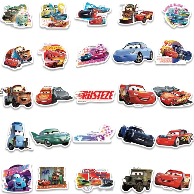 Lightning Mcqueen Logo Stickers