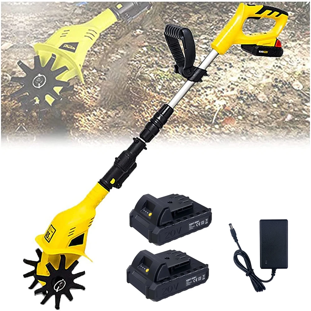 20V-Handheld-Tiller-Garden-Rotary-Mini-Cultivator-Machine-Cordless ...