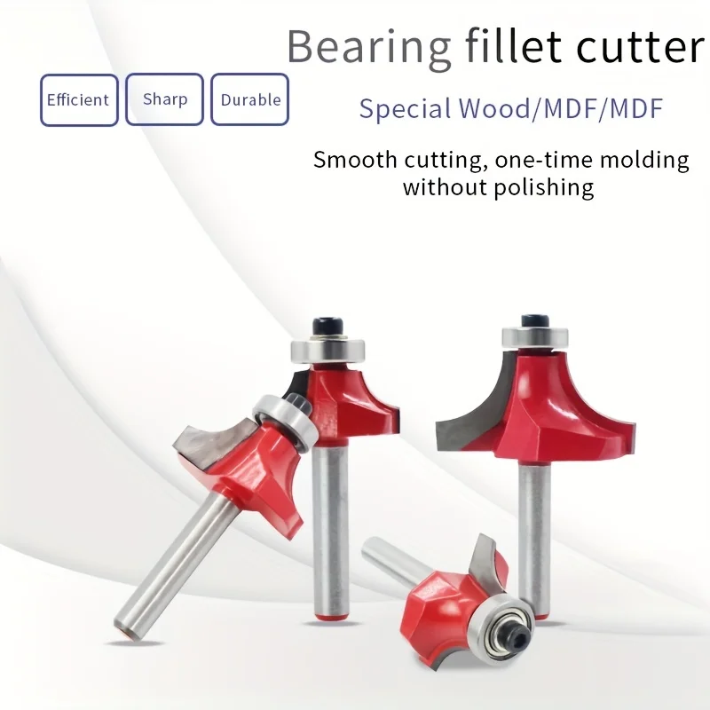 1pc-1-4-Shank-Corner-Round-Over-Router-Bit-With-Bearing-Tungsten ...