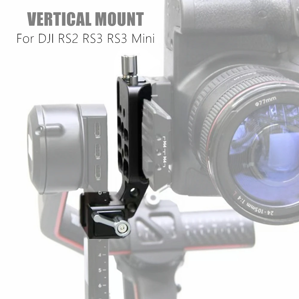 RS3 Vertical Mount Stand with Quick Release Rail Clamp, Camera Vertical ...
