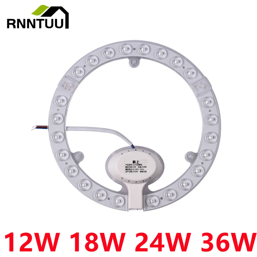 RnnTuu 12W 18W 24W 36W LED Ring PANEL Circle Light AC220V-240V LED ...