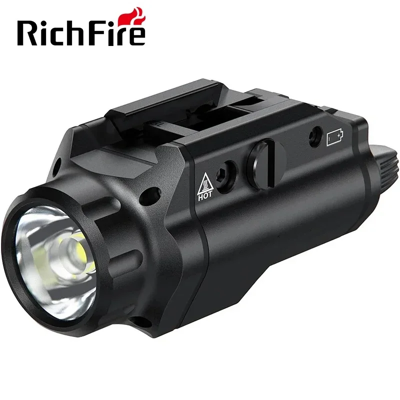 Richfire-LED-Pistol-Weapon-Light-1000-Lumen-Compact-Rail-Mounted ...