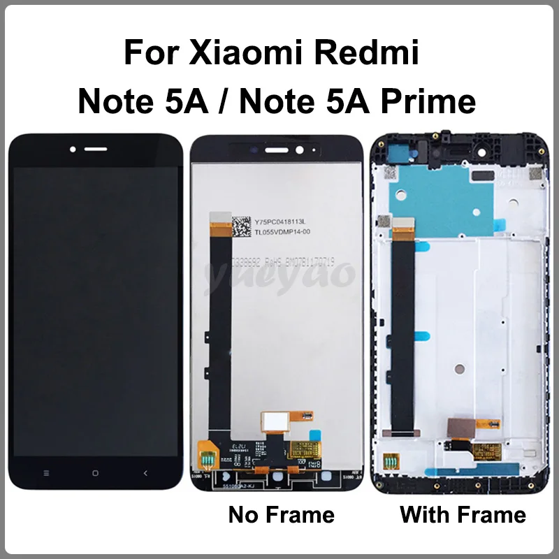 For Xiaomi Redmi Note 5a Lcd Display Touch Screen For Xiaomi Redmi Note ...