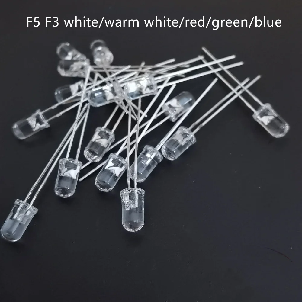 100PCS-LOT-Short-Legs-16MM-UltraBright-Red-Green-Blue-White-Yellow ...
