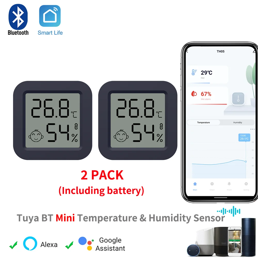 Tuya-Mini-Bluetooth-Temperature-Humidity-Sensor-Mini-LCD-Screen-Smart-APP-Remote-Voice-Control ...