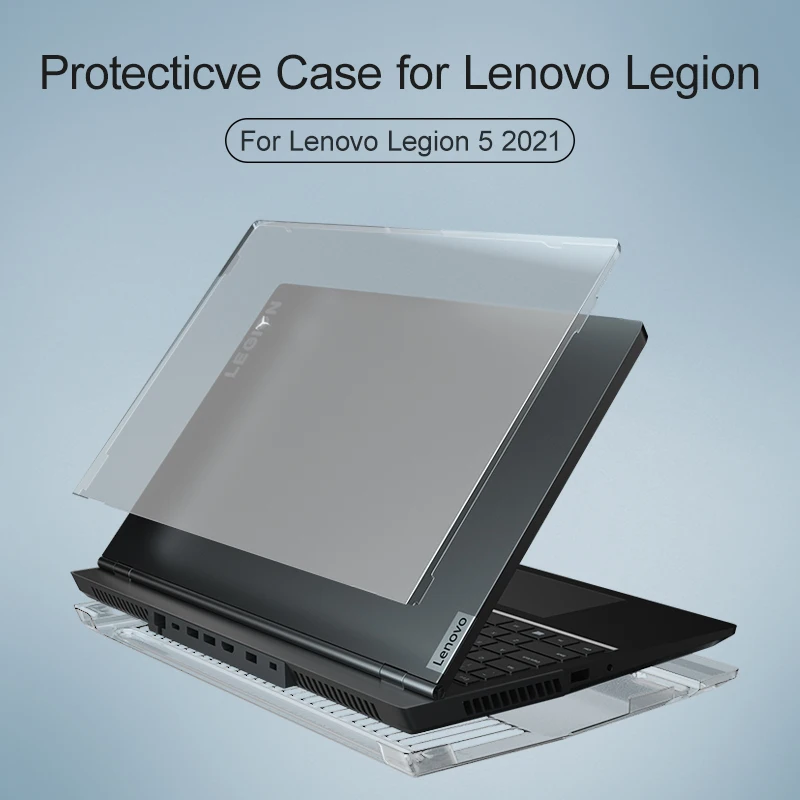 Capa para laptop para Lenovo Legion 5, PVC protetor rígido, fosco e ...