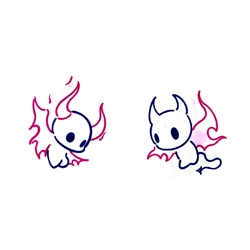 Cute-little-Devil-Waterproof-Temporary-Tattoos-Men-Demon-Beauty-Body ...