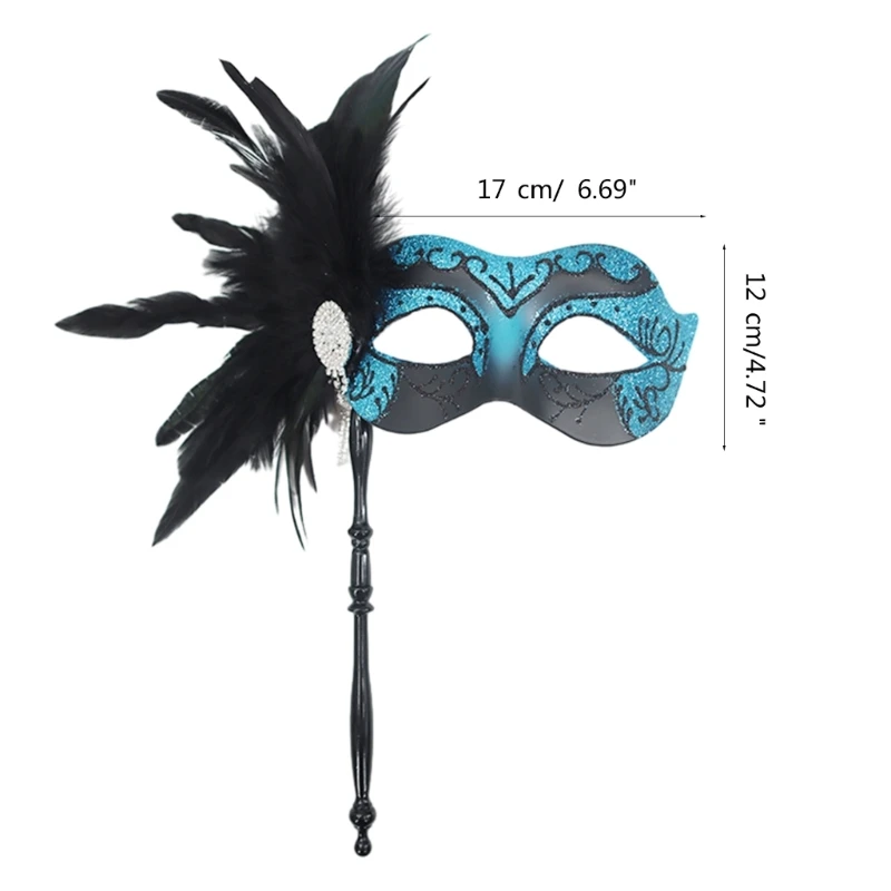 Female Masquerade Masks On A Stick