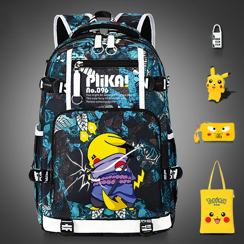 Pokemon Backpacks Pikachu Student School Bags - Pokemon Portal