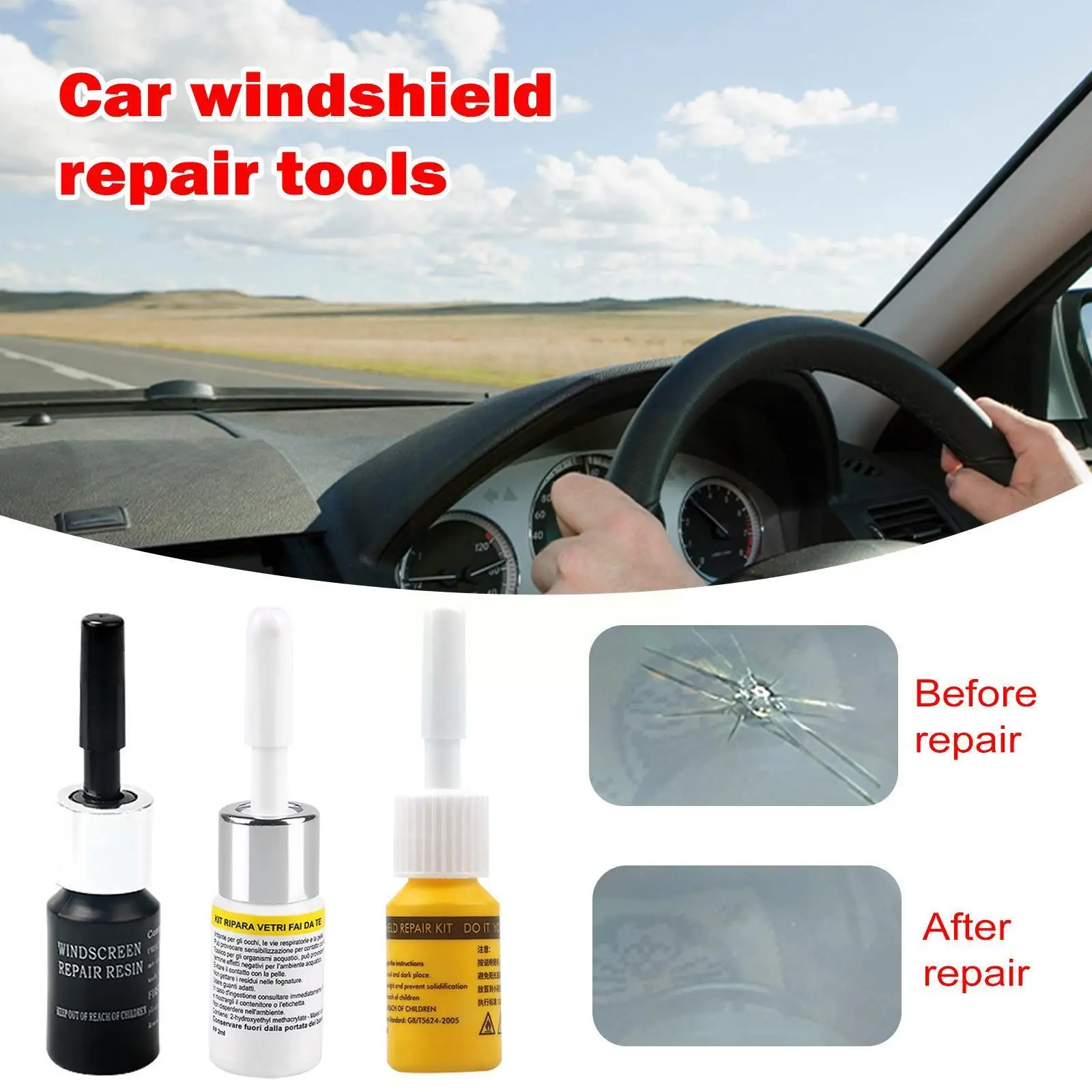 Windshield Repair Kit Home