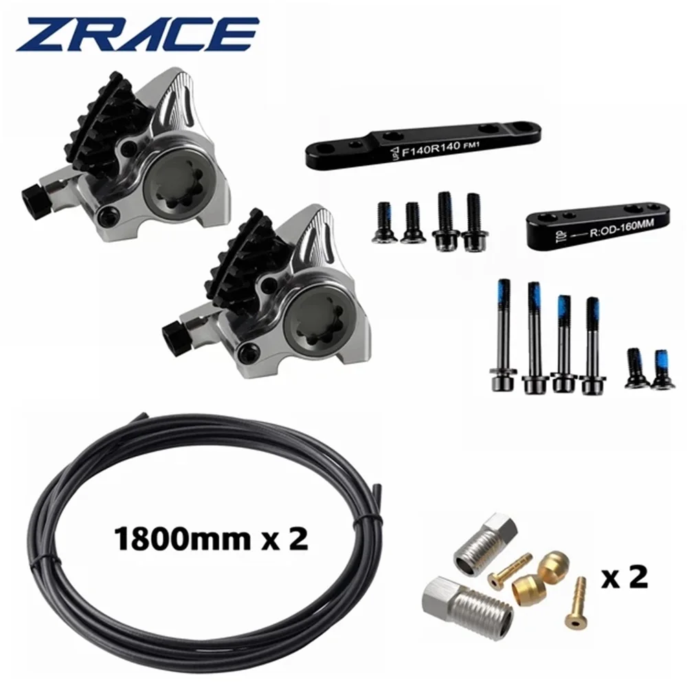 ZR XG Flat Mount Caliper, Road Hydraulic Brake Caliper, ICE-TECH Pads ...