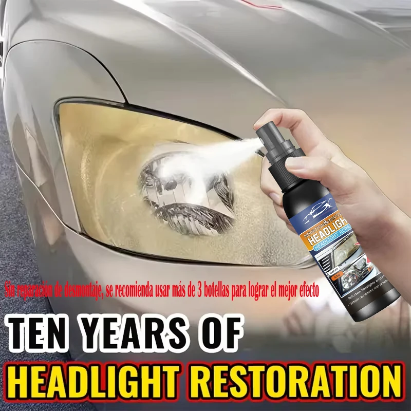 Universal Headlight Restoration Kit-Removes Yellowing&Scratches ...