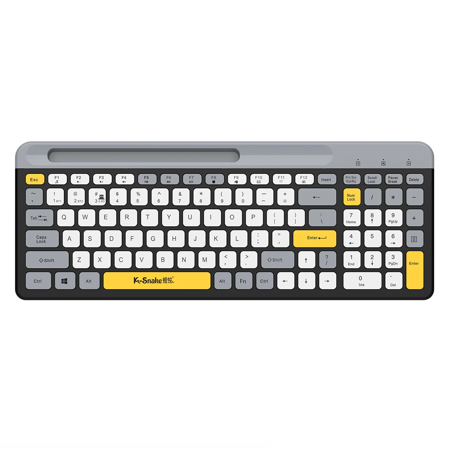 100-Keys-Wireless-Bluetooth-Keyboard-Dual-Mode-Connection-Suitable-for ...