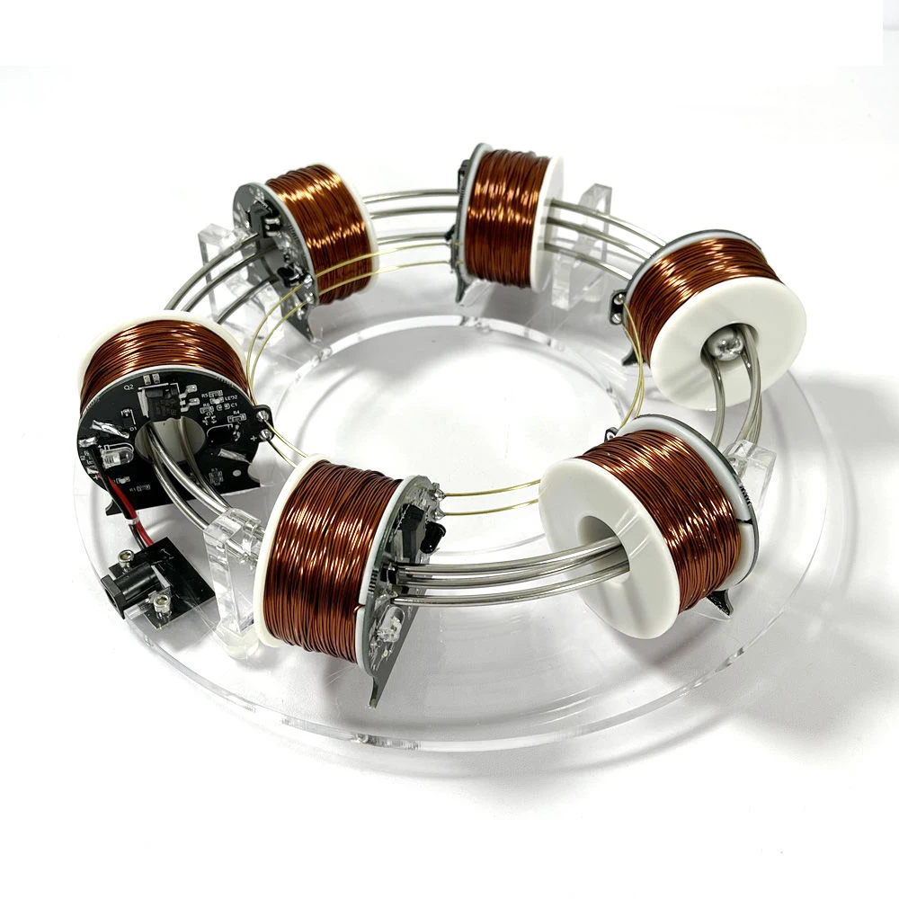 High-Tech-Desktop-Model-Decoration-Electromagnetic-Coil-Accelerator-6 ...