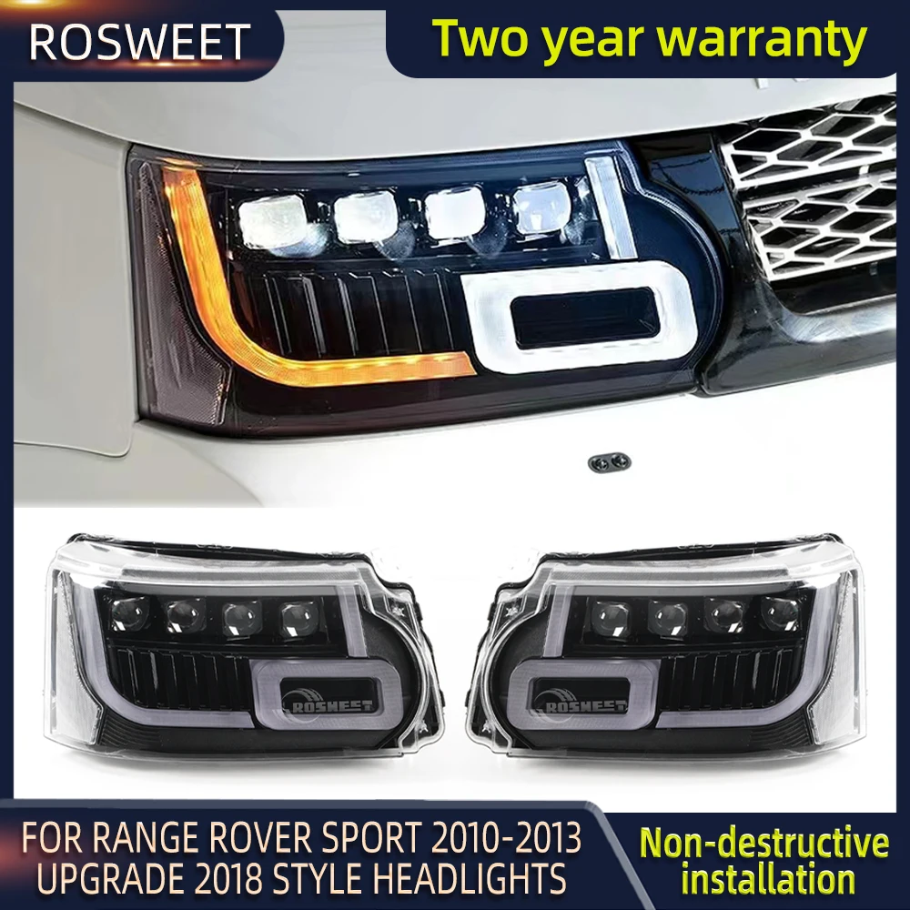 For-Land-Range-Rover-Sport-2010-2011-2012-2013-L320-Headlights-Upgrade ...