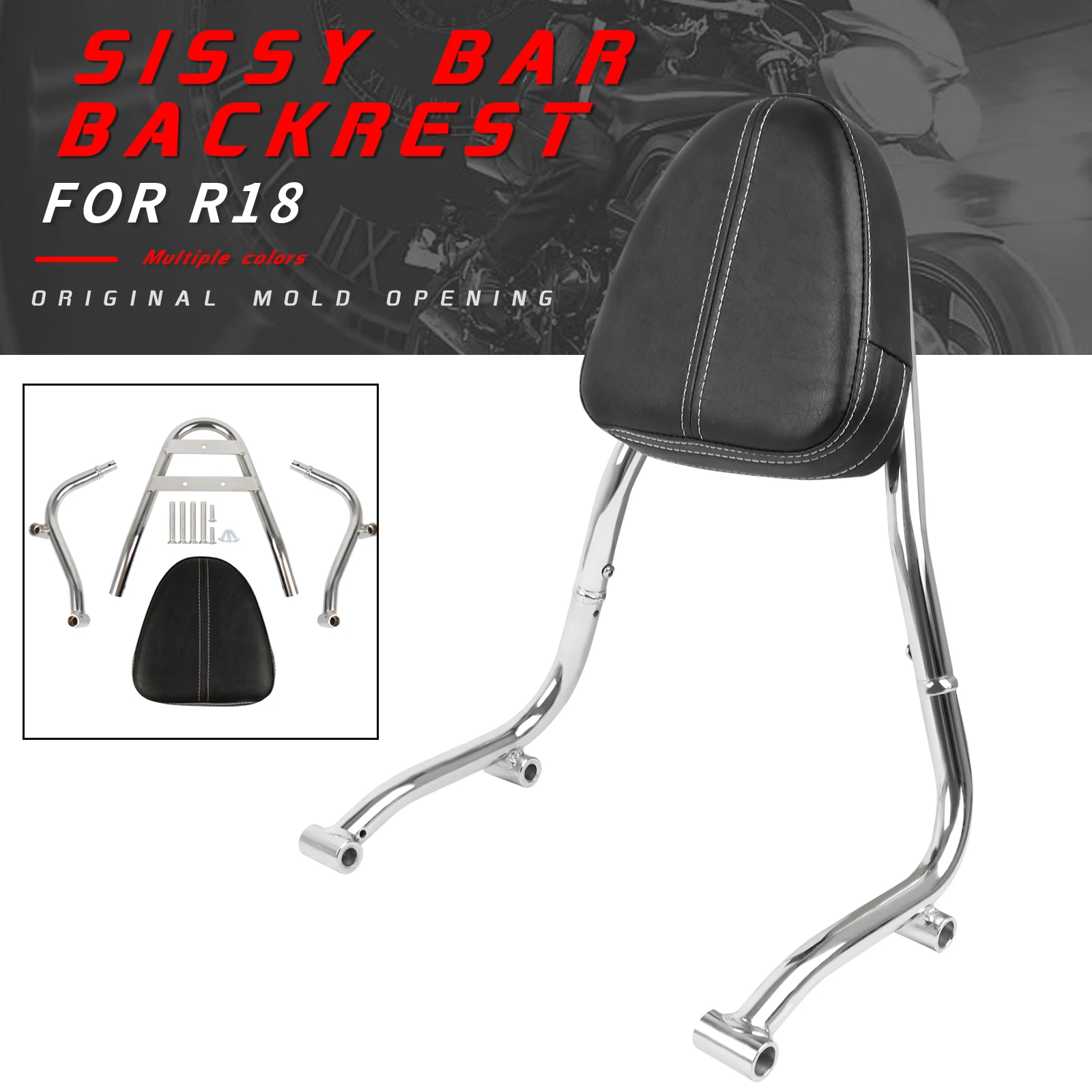 For-BMW-R18-Classic-R-18-2020-2023-Motorcycle-Detachable-Passenger-Rear ...