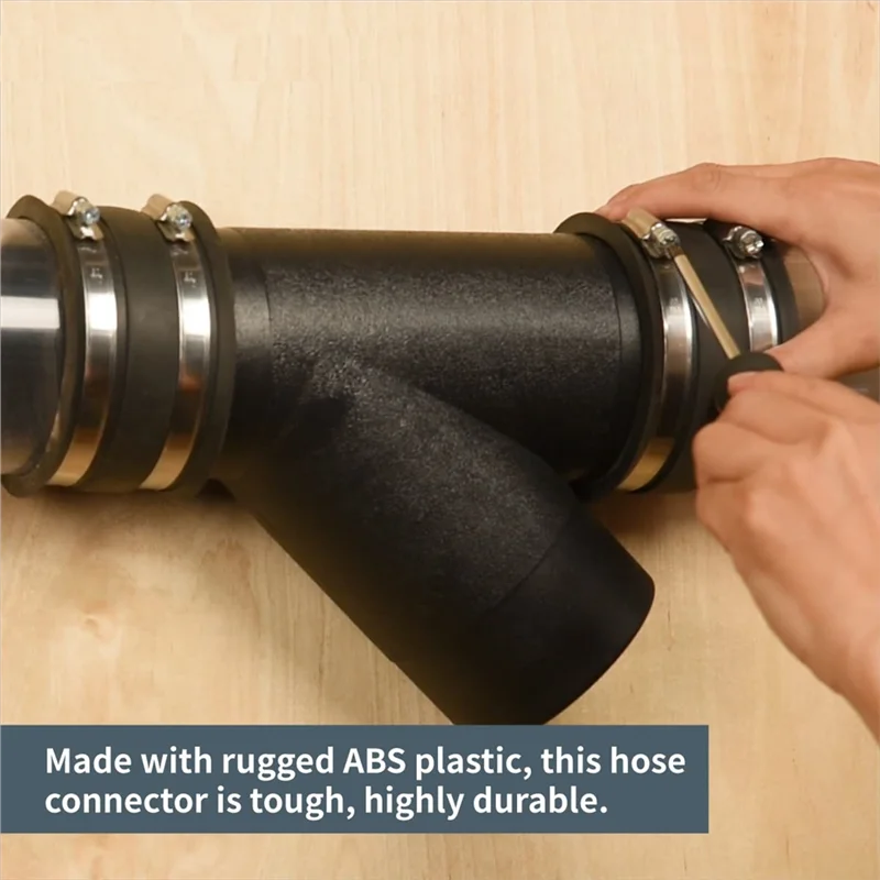 Fresh 4" Y-Fitting Dust Collection Extraction Hose Connector 4 Inch ...